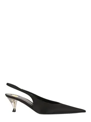 Saint Laurent Fanny Slingback Pump In Black - Noir