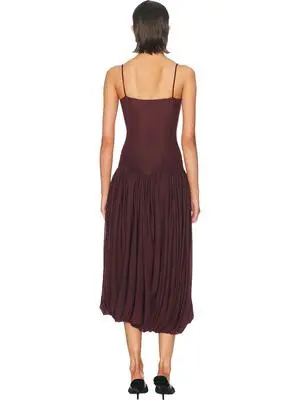 MAYGEL CORONEL Ceniza Dress - Vino