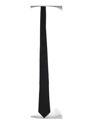 Giorgio Armani Cravatta In Pura Seta - Black