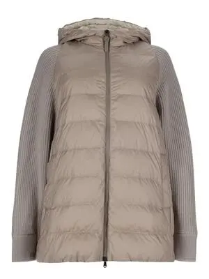 BRUNELLO CUCINELLI Brunello Cucinelli Women Piumino In Nylon Con Manica In Maglia