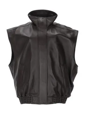 Balenciaga Blouson In Pelle Morbida - Brown