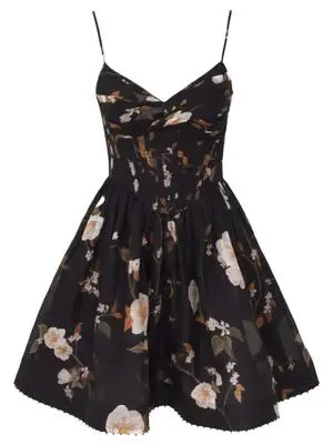 Zimmermann Ascent Mini Dress - Black
