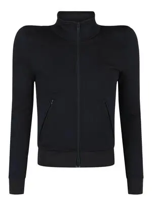 Balenciaga Exaggerated Power Shoulder Tracksuit Jacket 'navy / White - Black