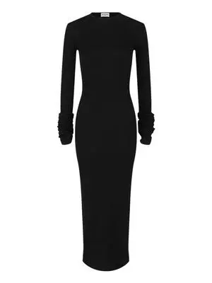 Balenciaga Extra Long Stretch Top - Black