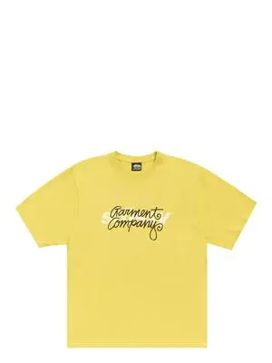 StÜssy Garment Co. Tee 'palm - Yellow