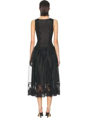 Lpa Elsie Midi Dress - Black