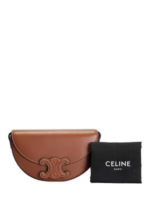 FWRD RENEW Celine Besace Cuir Triomphe Shoulder Bag - Brown