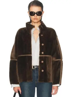TWP Big Sky Jacket In Brown - Kangaroo