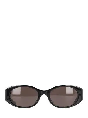 Balenciaga Occhiale Da Sole Rotondo - Black