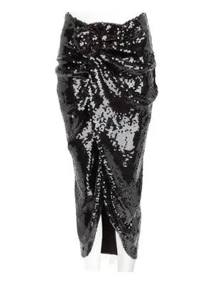 ROTATE BY BIRGER CHRISTENSEN Gonna Annodata Con Paillettes - Brown