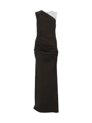 ROTATE BY BIRGER CHRISTENSEN Abito Midi Asimmetrico - Green
