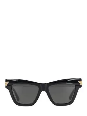 Bottega Veneta Occhiale Da Sole Cat-eye Mitre - Black
