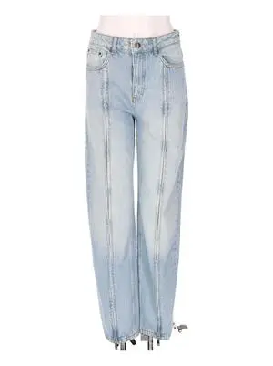 ROTATE BY BIRGER CHRISTENSEN Rotate Women Jeans Dritto In Denim Con Zip Blue