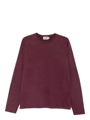 MC2 SAINT BARTH Logo-embroidered Long-sleeve T-shirt - Purple