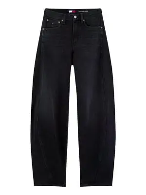 Tommy Hilfiger Ella High Barrel Jeans - Black