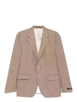 Karl Lagerfeld Single-breasted Notched-lapels Blazer - Green