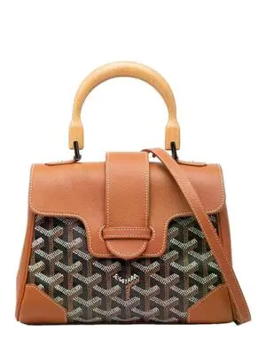 GOYARD 2020 Mini Goyardine Saigon Souple Satchel