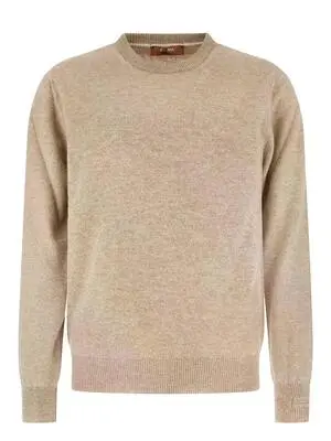 CRUNA Fine-knit Crew-neck Sweater - Neutrals