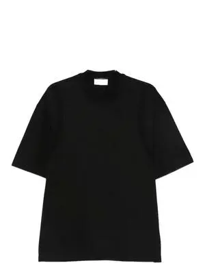 YES LONDON Logo-patch T-shirt - Black