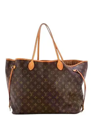 LOUIS VUITTON Neverfull Monogram Canvas Gm Tote Bag - Brown