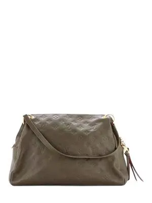 LOUIS VUITTON Ponthieu Handbag Monogram Empreinte Leather Pm Shoulder Bag Green