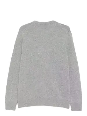 MC2 SAINT BARTH Heron Intarsia-knit Crew-neck Sweater - Grey