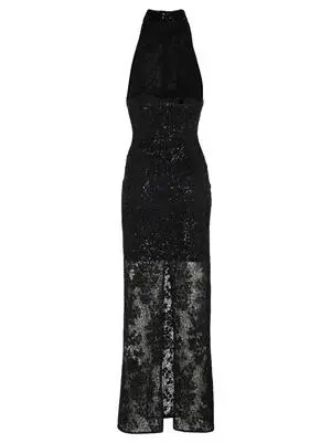Alice + Olivia Koi Sequin-embellished Maxi Dress - Black