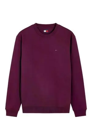 Tommy Hilfiger Logo-embroidered Crew-neck Sweater - Red