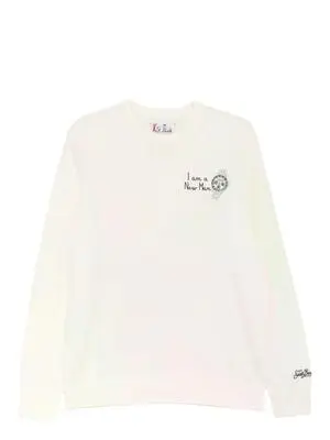 MC2 SAINT BARTH Watch New Man Embroidered Crew-neck Sweater
