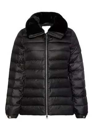 CALVIN KLEIN Faux-fur-trim Quilted Jacket
