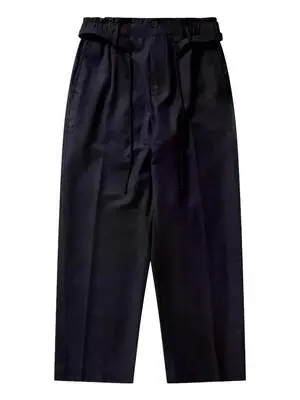 CRAIG GREEN Belted Wool Trousers - Black