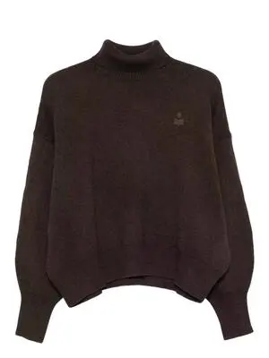 MARANT ETOILE Logo-patch Roll-neck Sweater