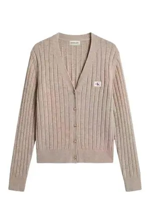 CALVIN KLEIN Ribbed-knit Cardigan