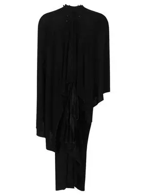 MAISON MARGIELA Asymmetric Draped Dress - Black