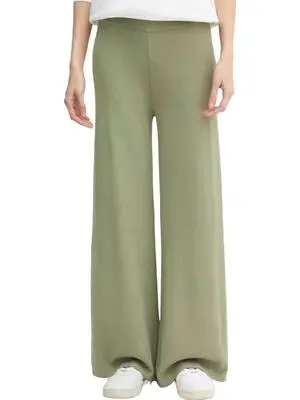 BENETTON Fine-knit Flared Trousers