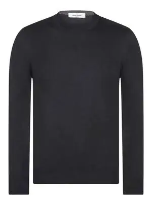 GRAN SASSO Crew-neck Long-sleeve Sweater - Grey