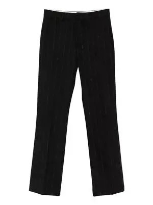 Seventy Pinstripe-pattern Trousers - Black