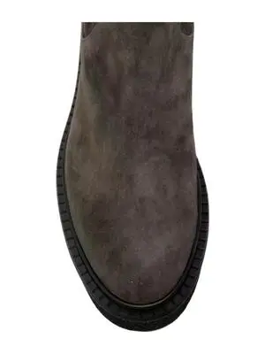 GUGLIELMO ROTTA Suede Rear-zip Boots - Brown