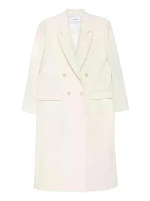 LARDINI Martin Double-breasted Peak-lapel Coat - Neutrals