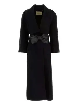 Valentino Garavani Soft Drap Coat - Black