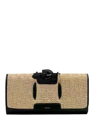 PERRIN La Parisienne Raffia Glove Clutch
