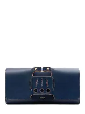 Perrin Le Cabriolet Glove Clutch Bag - Blue