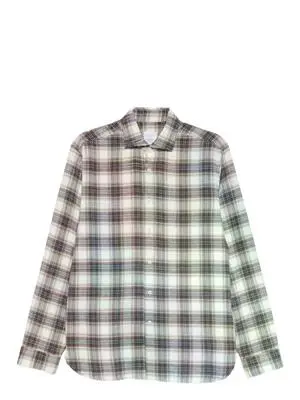 XACUS Legacy Check-pattern Cotton Shirt - Neutrals