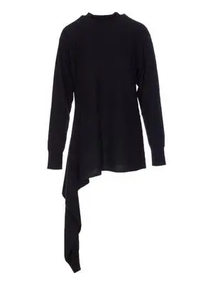 UMA WANG Cashmere Turtle-neck Sweater - Black