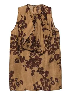UMA WANG UMA WANG Teet Printed Top