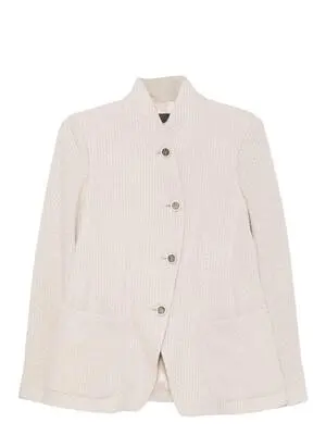 Emporio Armani Emporio Armani Wool Blazer Jacket Beige