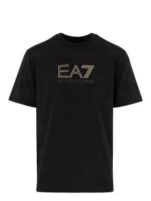 EA7 Logo T-shirt - Black