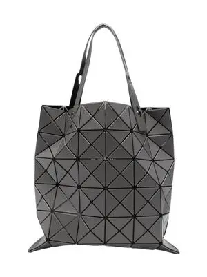 BAOBAO ISSEY MIYAKE Lucent Matte Medium Tote Bag - Grey