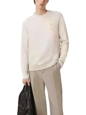 ALLSAINTS Statten Wool-blend Ramskull Jumper Neutrals