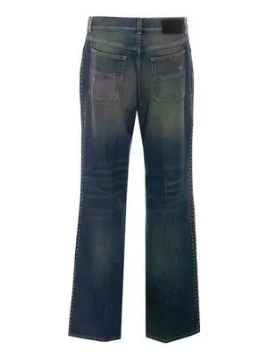 AMIRI Ma Fit Embellished Stripe Jeans